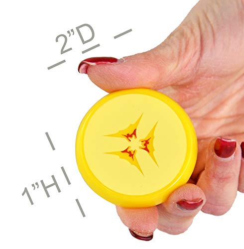HOME-X Fresh Banana Cover, Reusable Produce Keeper, Banana End Caps, Set of 2-2β D x 1β H, Yellow