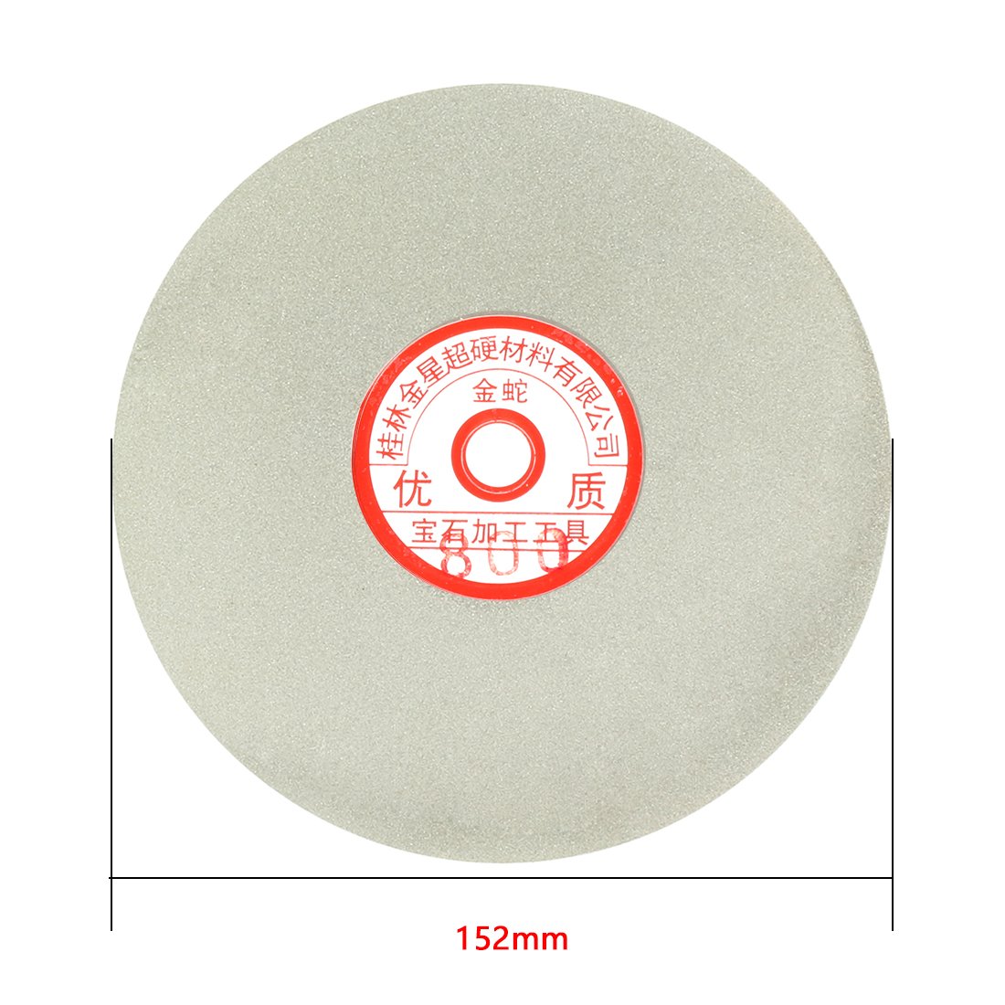uxcell 6-inch Grit 800 Diamond Coated Flat Lap Wheel Grinding Sanding Polishing Disc