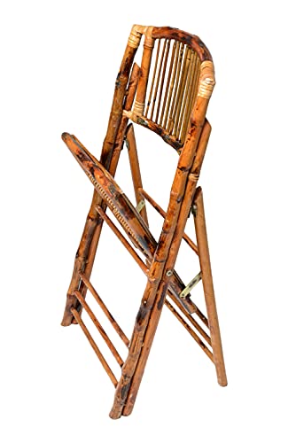 Commercial Seating Products Bamboo Folding Chairs, 4-Pack, Wood