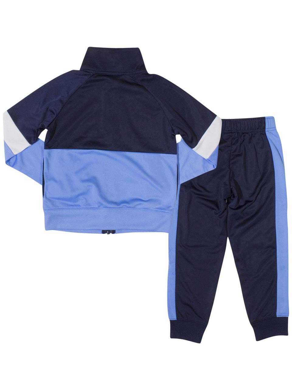Nike Kids Boy's Color Block Zip Jacket/Joggers Track Set (Little Kids) Midnight Navy 7 Little Kids
