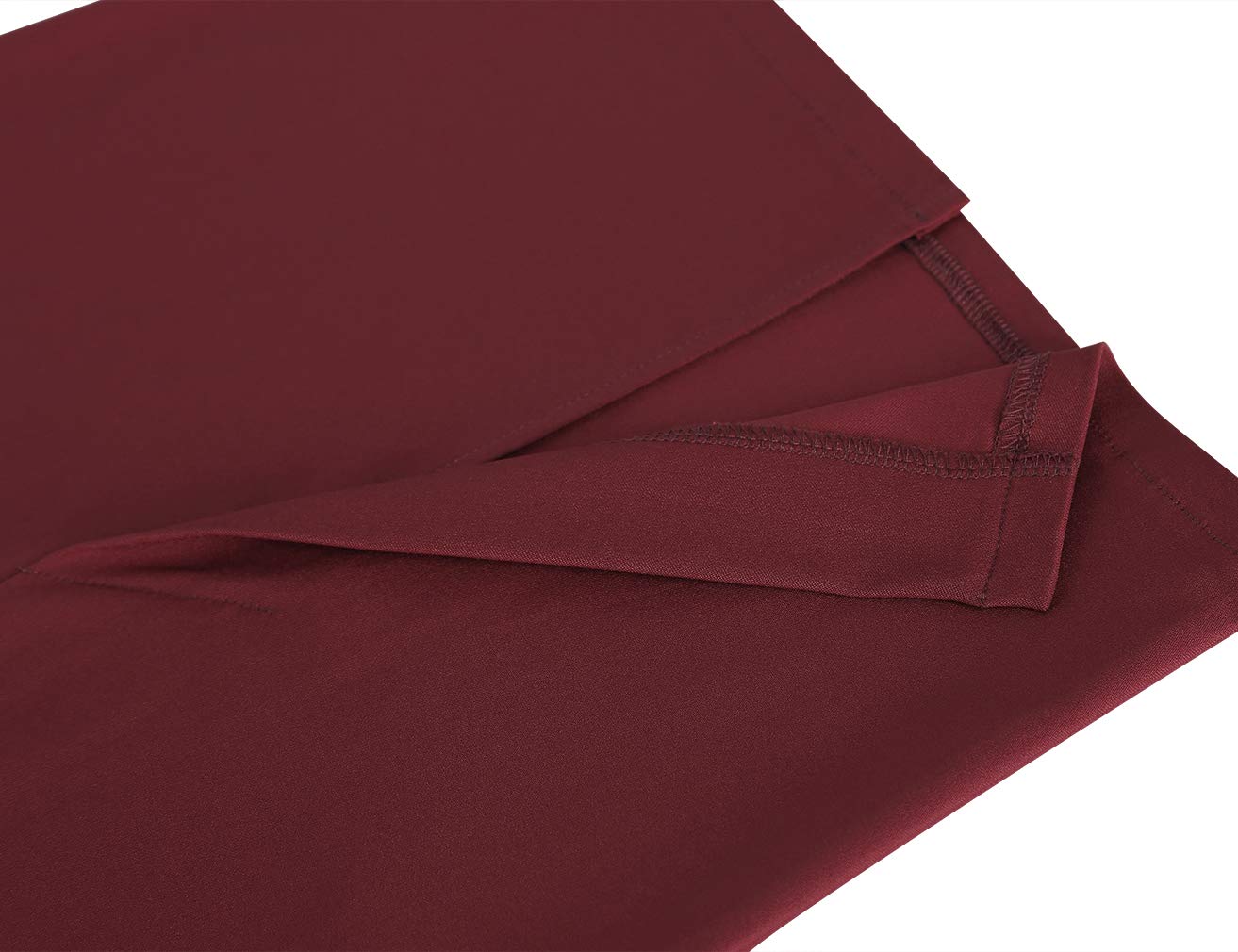 MUXXN Ladies Solid Color Sweetheart Neckline High Stretch Casual Pencil Dress (Merlot XL)