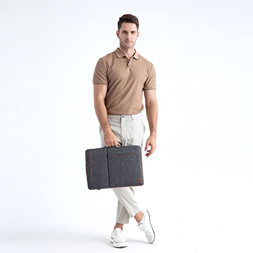 DOMISO 17 Inch Laptop Sleeve Shoulder Bag Water-Resistant Protective Case for 17.3" Dell Inspiron/MSI GS73VR Stealth Pro/Lenovo IdeaPad 300 320 321/ HP Envy 17/ LG Gram 17"/ ASUS ROG Strix GL702VS