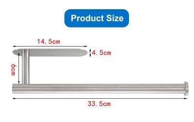 SIREX Paper Towel Holders for Kitchen Under Cabinet (13.2")