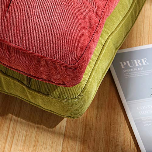 Nathime Soft Patio Outdoor Chair Pad with Ties Home Decor Indoor Dining Chairs Cushion 16.9"×16.9"×3.8" Blue 1Pc