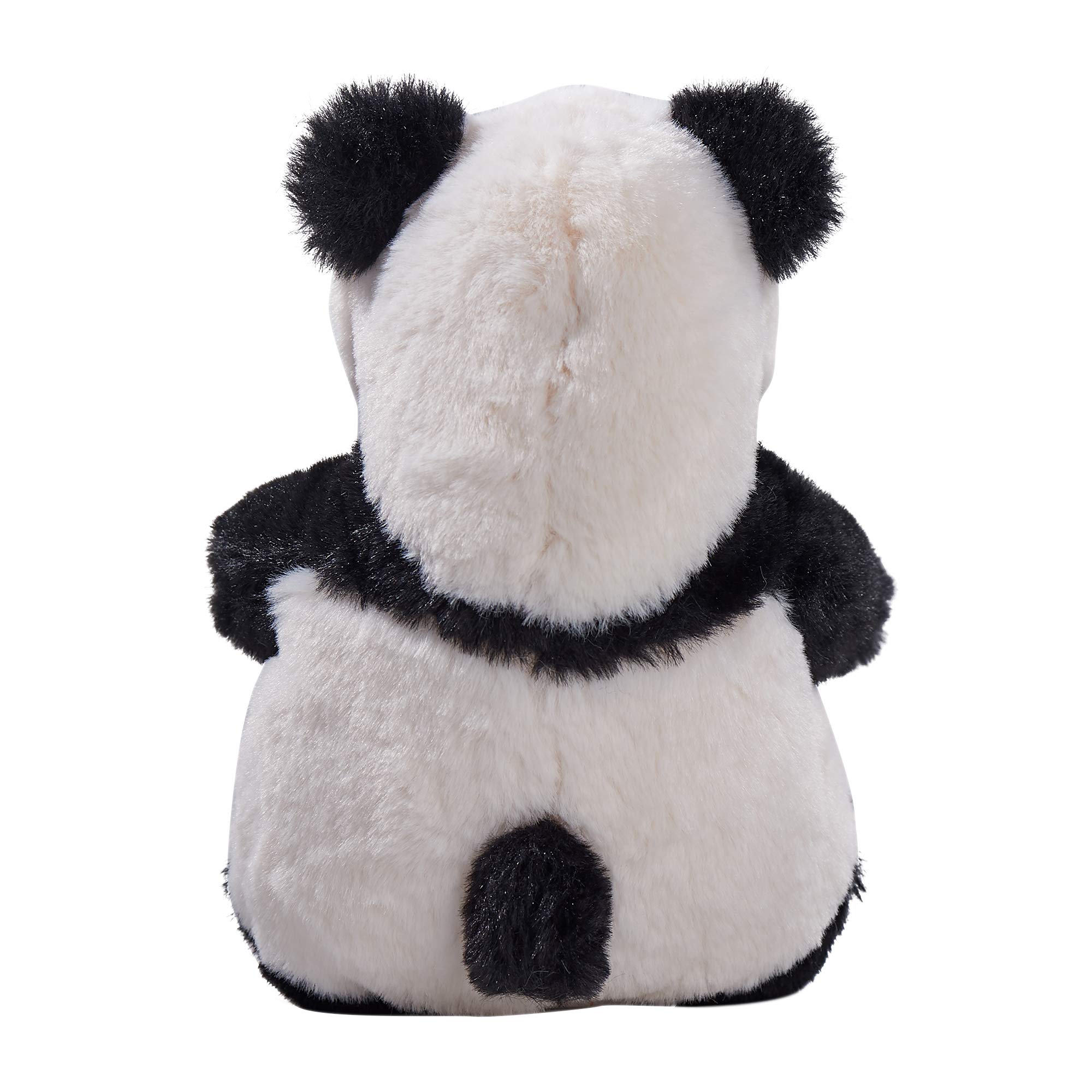 DILLY DUDU Panda Bear Plush, Stuffed Animal, Plush Toy, Gifts for Kids, 8inches(White/Black)