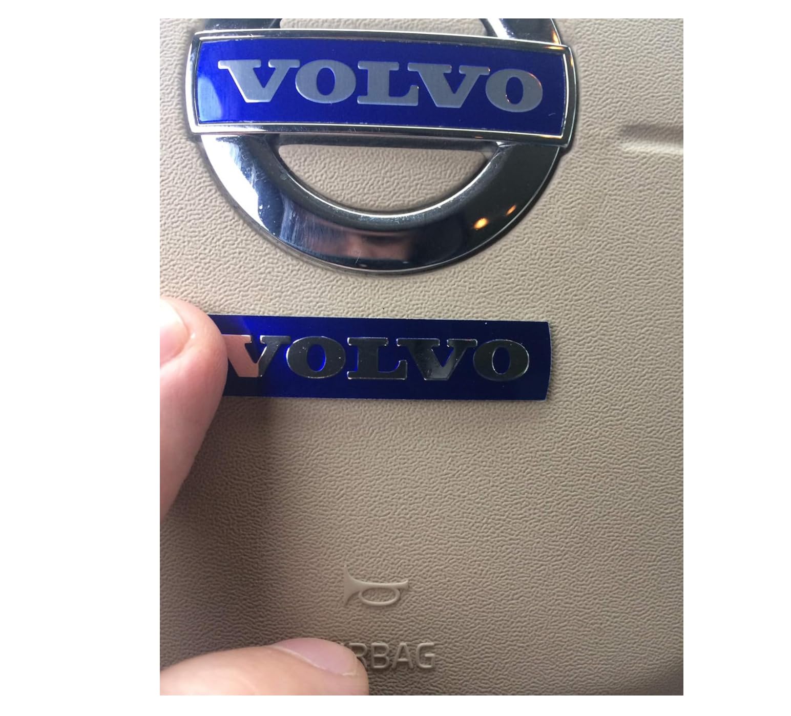 Genuine Volvo Steering Wheel Emblem - 31467395