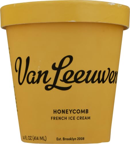Van Leeuwen Premium Honeycomb French Ice Cream, 14 oz (Frozen)