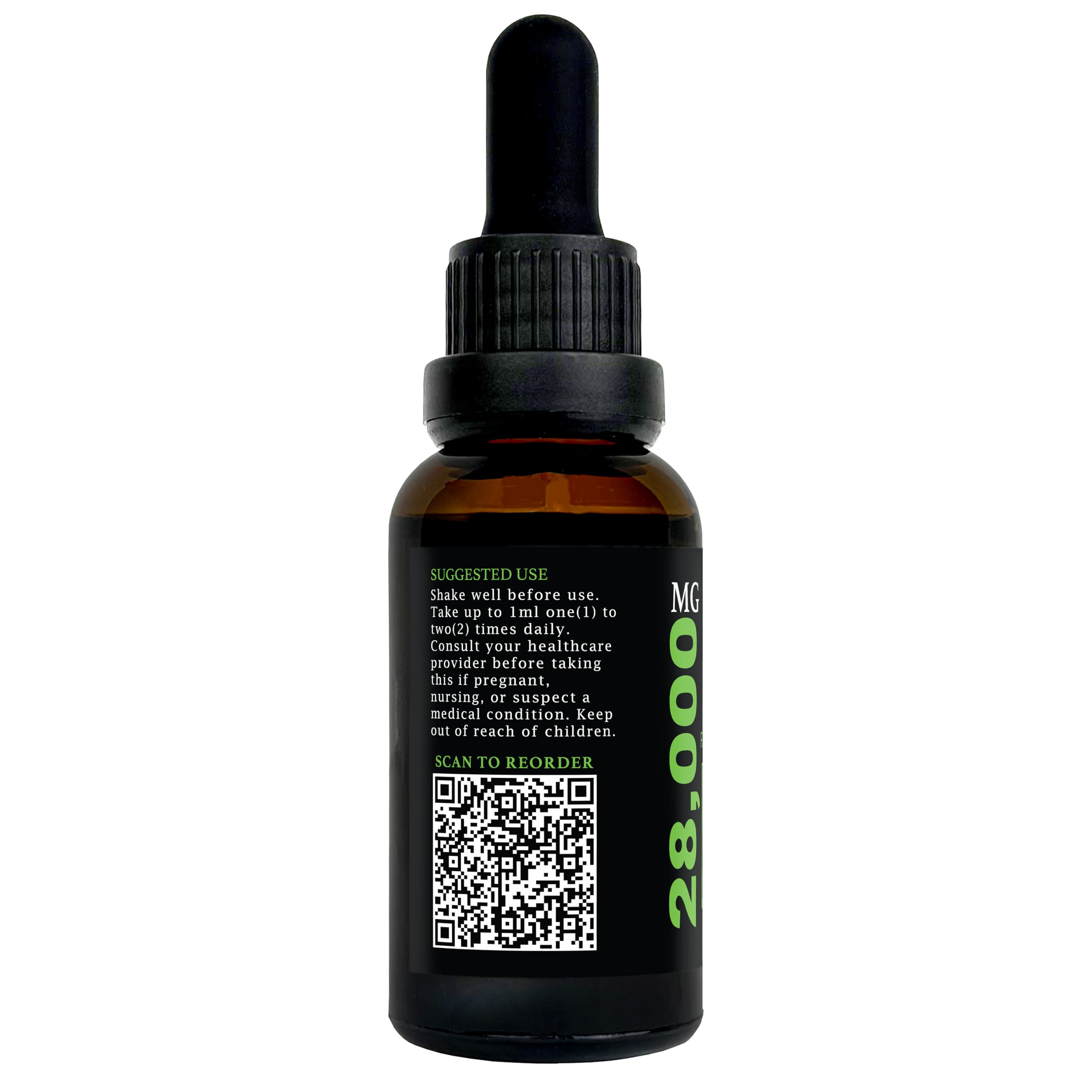 GreenIVe Hemp Drops 28,000mg Organically Grown Pure Hemp Oil Drops Vegan Omegas Natural Potent Results