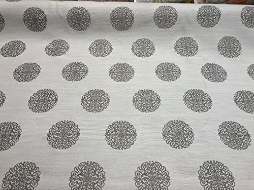 Moda Celtic Knot Silver Crown Jacquard Fabric by The Yard