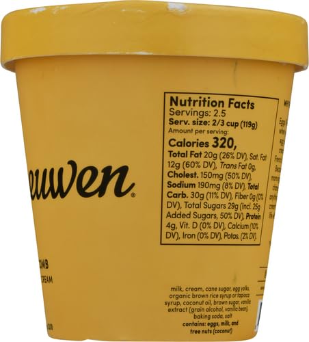 Van Leeuwen Premium Honeycomb French Ice Cream, 14 oz (Frozen)