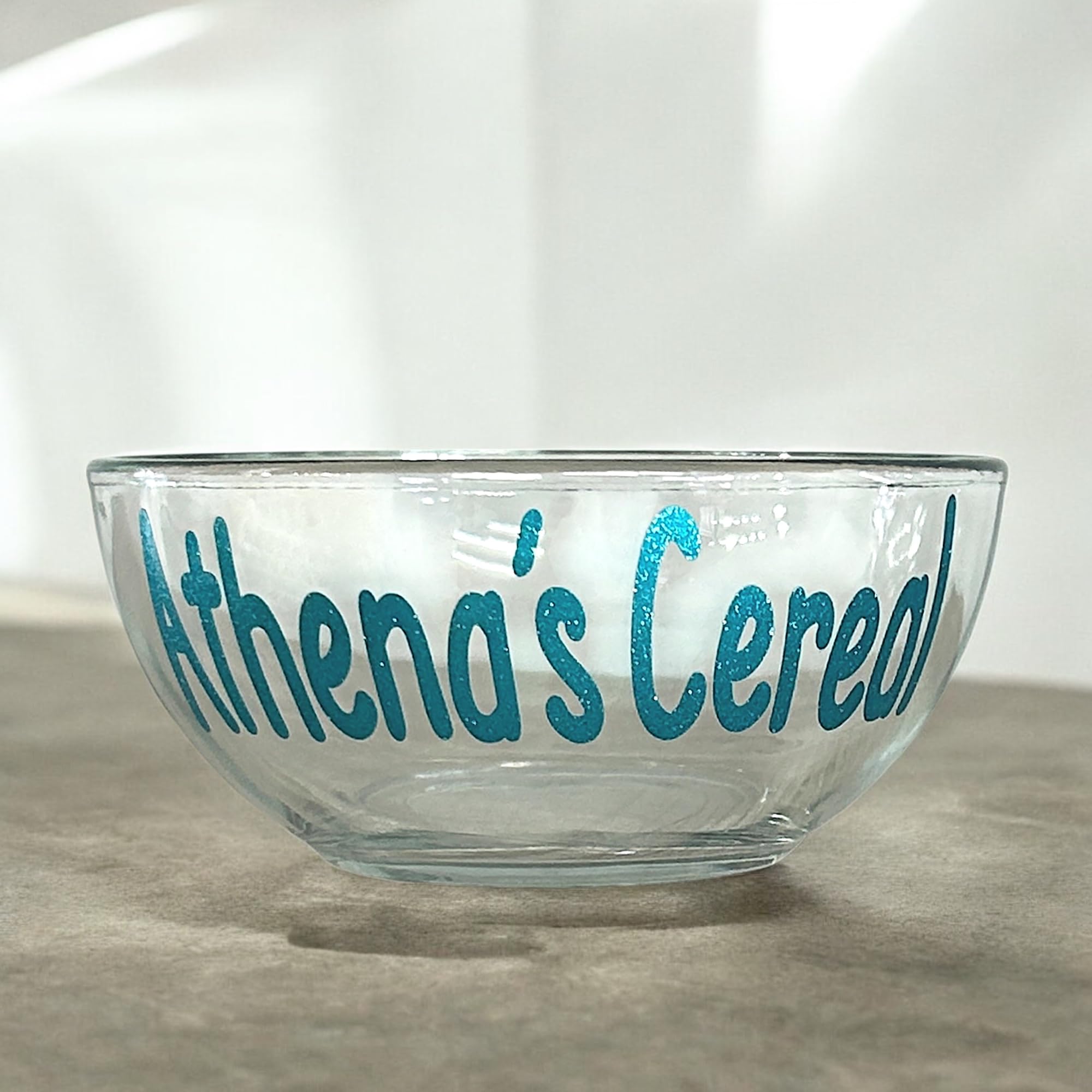 Pop's Ice Cream Bowl, Glass Personalized Dish, Grandpa Gift, Grandma or Mom and Dad, Papa or Pappy, Cereal Candy Snacks