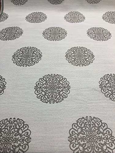 Moda Celtic Knot Silver Crown Jacquard Fabric by The Yard