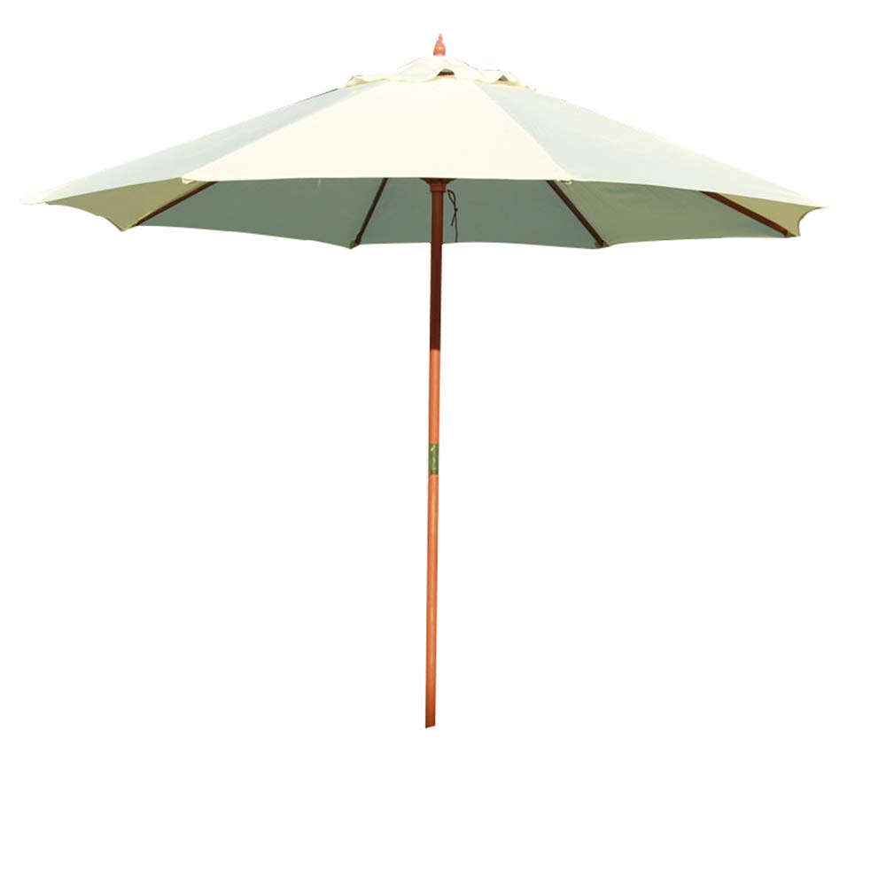 PARASOL HFDIG Outdoor Umbrella, Large Sun Umbrella, Garden Umbrella, Polyester Cloth Umbrella Cloth | Wooden/Rust-Proof Iron Umbrella Pole | Radius 62CM | Without Base