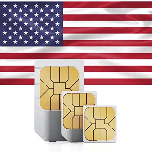 Prepaid (Lycamobile) USA SIM Card – 2GB of Mobile Data Valid for 30 Days to use in The United States (Includes Unlimited Local & International Talk and Text)