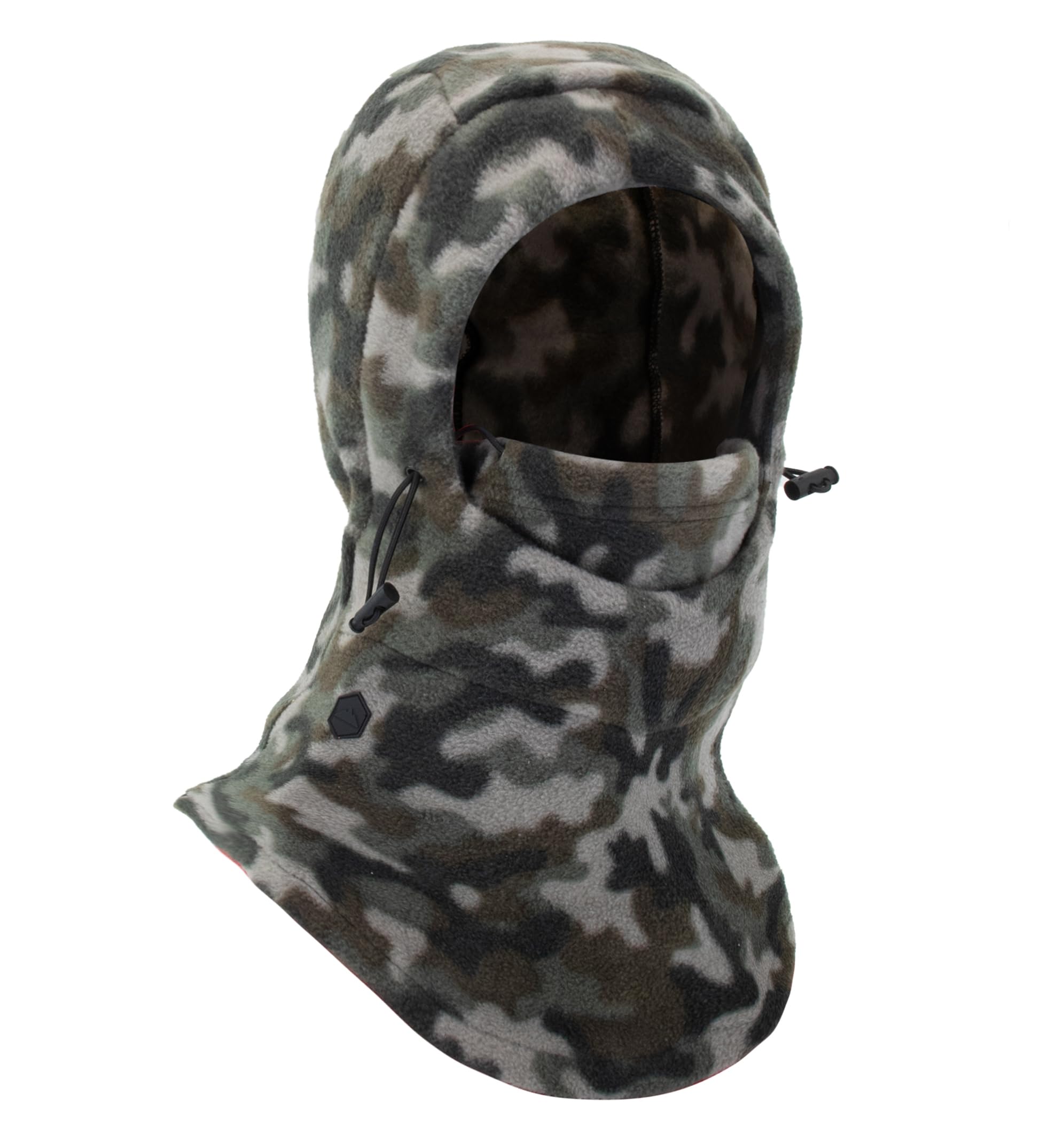 Tough Headwear Balaclava Ski Mask for Men and Women - Heavyweight Fleece Winter Shiesty Cover - Extreme Cold Weather Full Face Masks - Skiing & Snowboarding Snow Gear - Camo