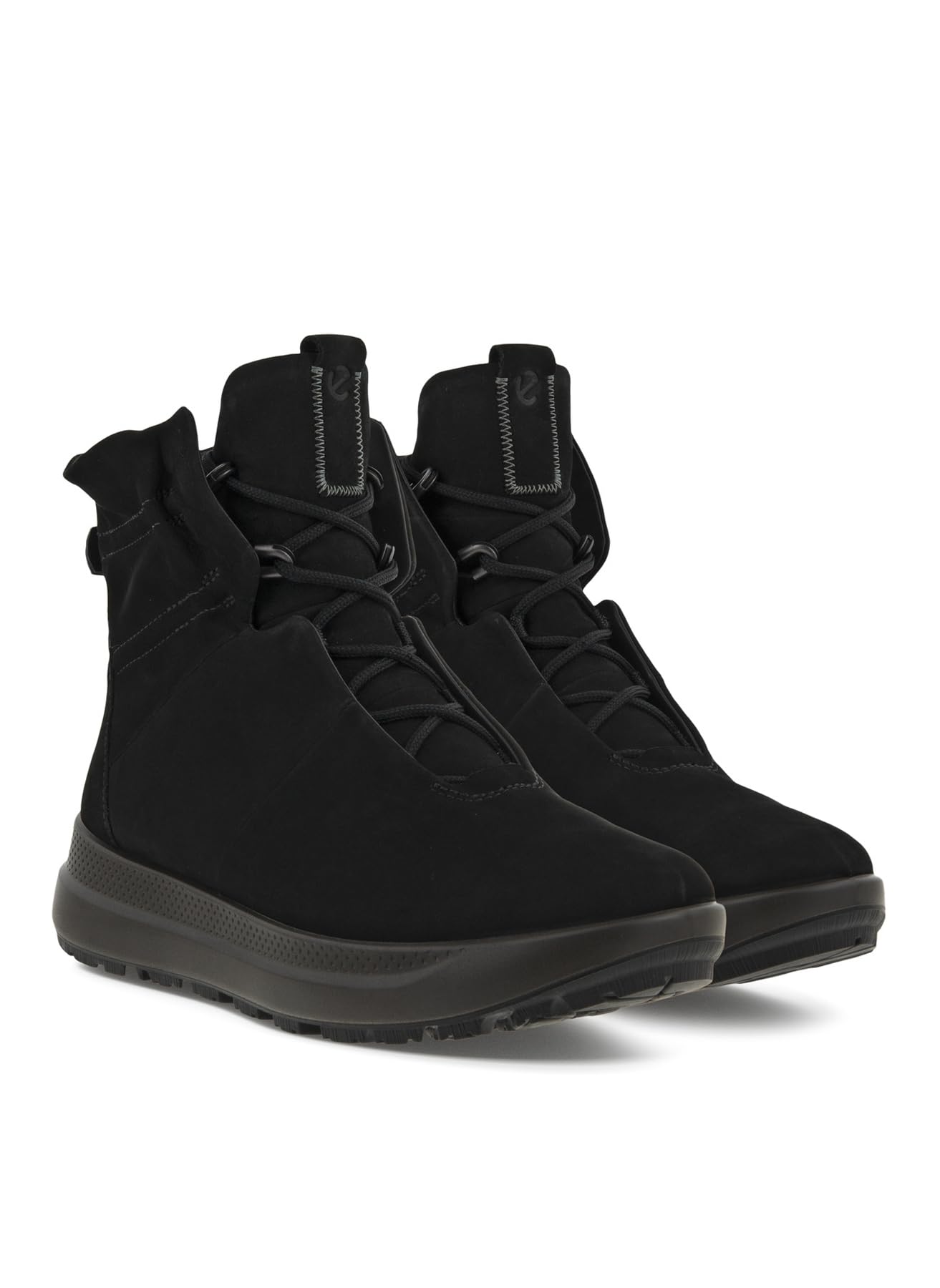 Ecco Outdoor womens Solice Mid-cut Gore-tex Water Proof Insulated Snow Boot, Black Nubuck, 10-10.5 US