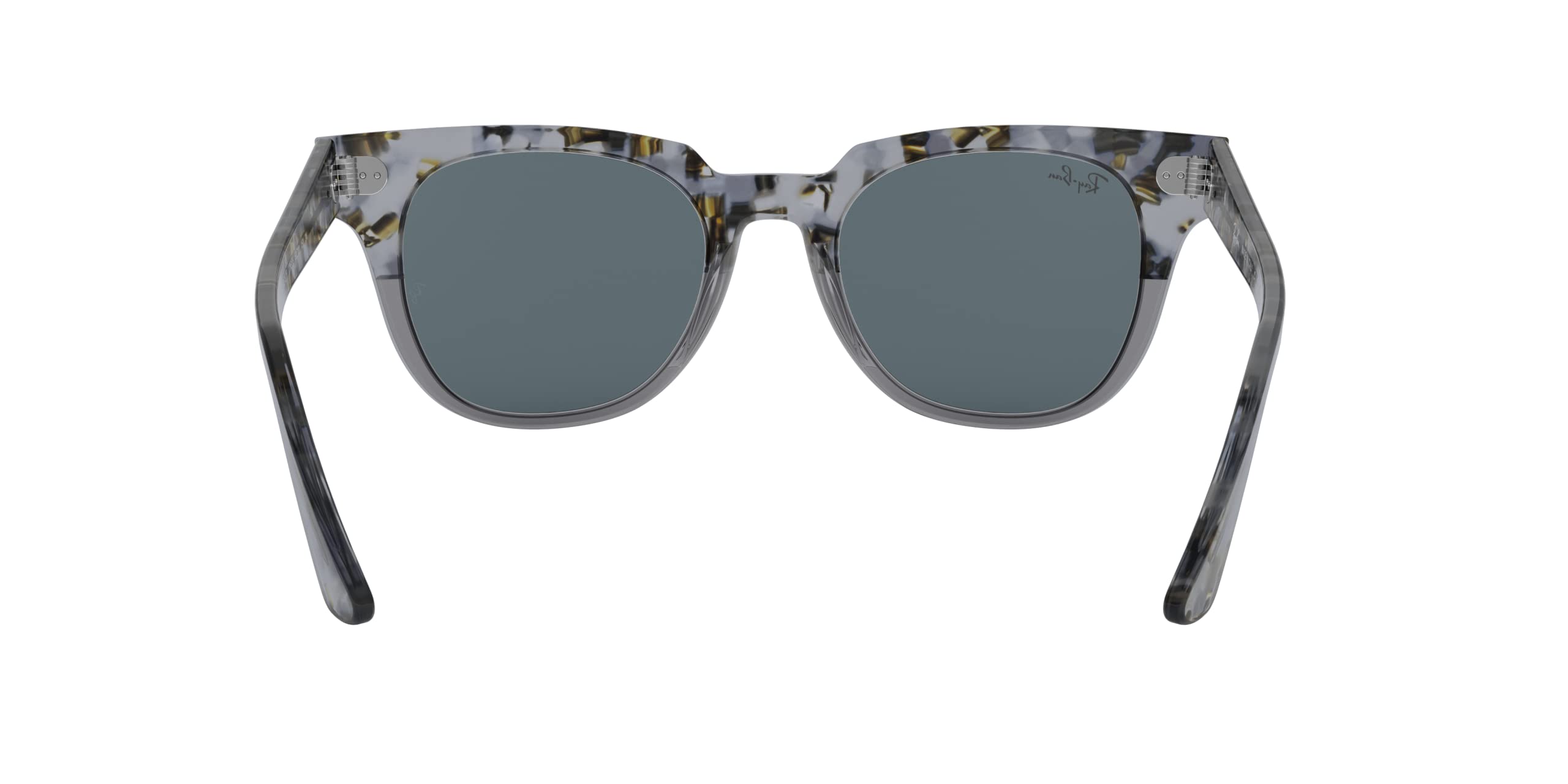 Ray-Ban Rb2168 Meteor Square Sunglasses, Gradient Havana Grey/Blue, 50 mm