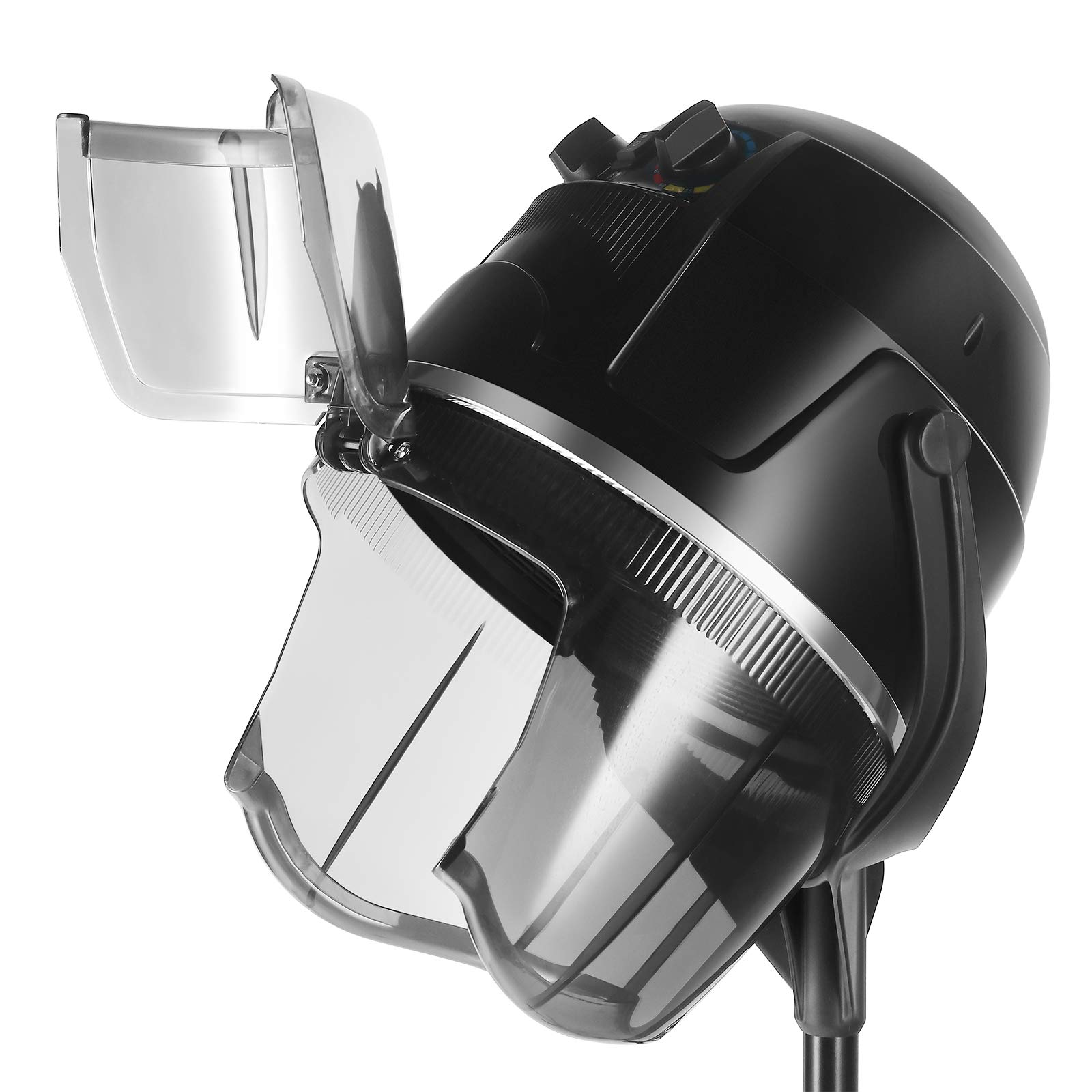 Artist Hand Bonnet Hair Dryer Adjustable Professional Hood Dryer Stand Up Rolling Base with Wheels Salon Equipment