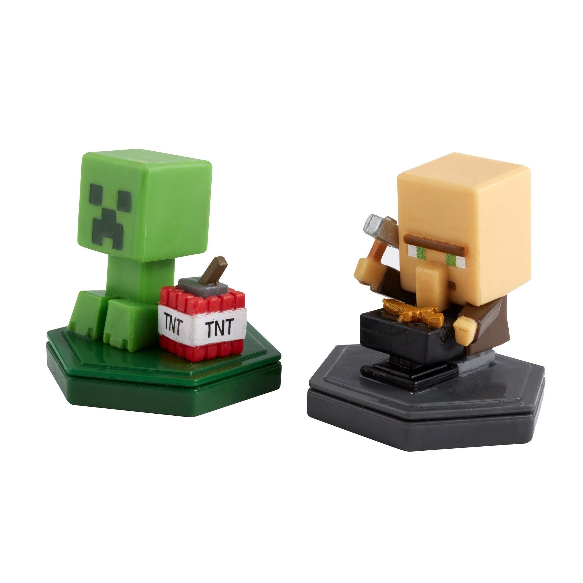MINECRAFT Earth BOOST MINI FIGURES 2-PACK NFC-Chip Toys, Earth Augmented Reality Mobile Game, Based on Minecraft Video Game, Great for Playing, Trading, and Collecting, Adventure Toy