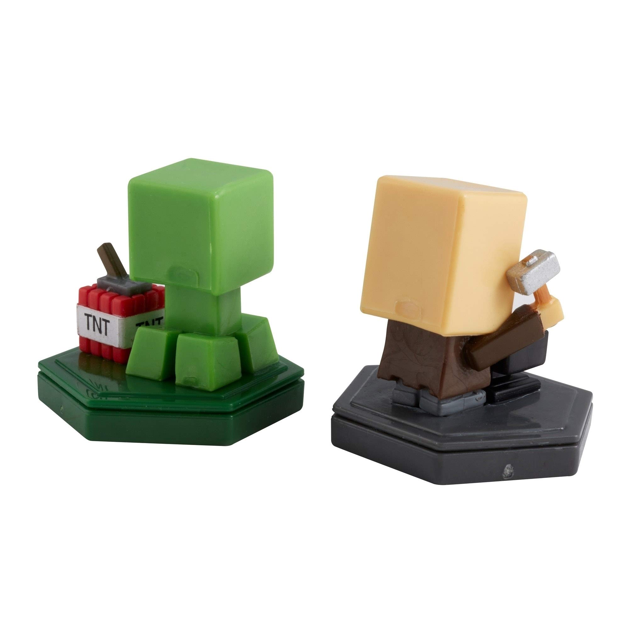 MINECRAFT Earth BOOST MINI FIGURES 2-PACK NFC-Chip Toys, Earth Augmented Reality Mobile Game, Based on Minecraft Video Game, Great for Playing, Trading, and Collecting, Adventure Toy