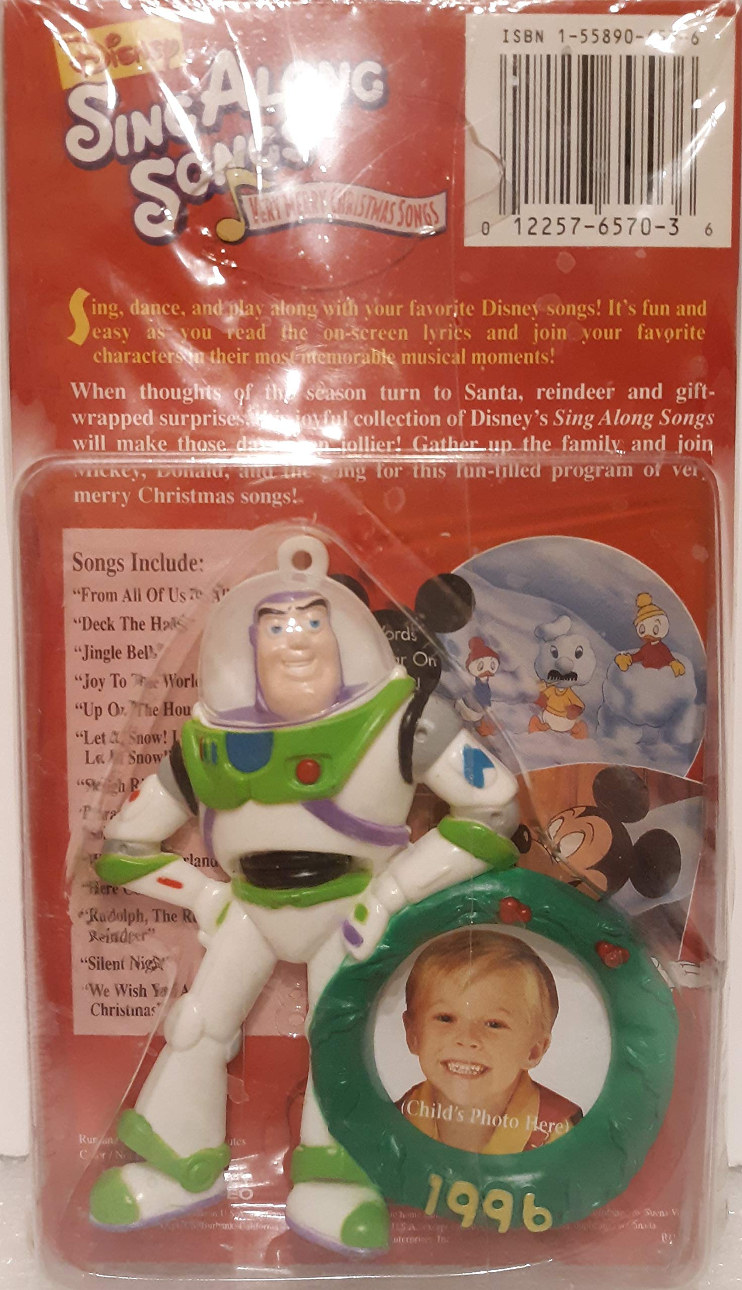 Sing Along Songs: Very Merry Christmas Songs (with Attached Buzz Lightyear Ornament) VHS