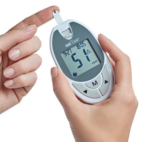 ONE-CARE 200 count Blood Glucose Test Strips, Precision Sugar Measurement for Diabetics, Monitor Your Diabetes (4 boxes of 50 each)