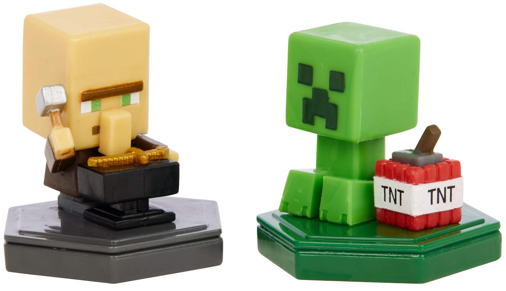 MINECRAFT Earth BOOST MINI FIGURES 2-PACK NFC-Chip Toys, Earth Augmented Reality Mobile Game, Based on Minecraft Video Game, Great for Playing, Trading, and Collecting, Adventure Toy