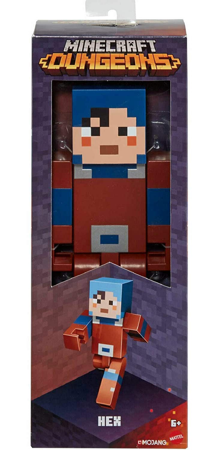 Mattel Minecraft Large Scale Action Figures Based on Minecraft and Minecraft Dungeons Video Games. Action Figures for Playing, Trading, and Collecting, Battle Toy for Boys and Girls Age 6 and Older