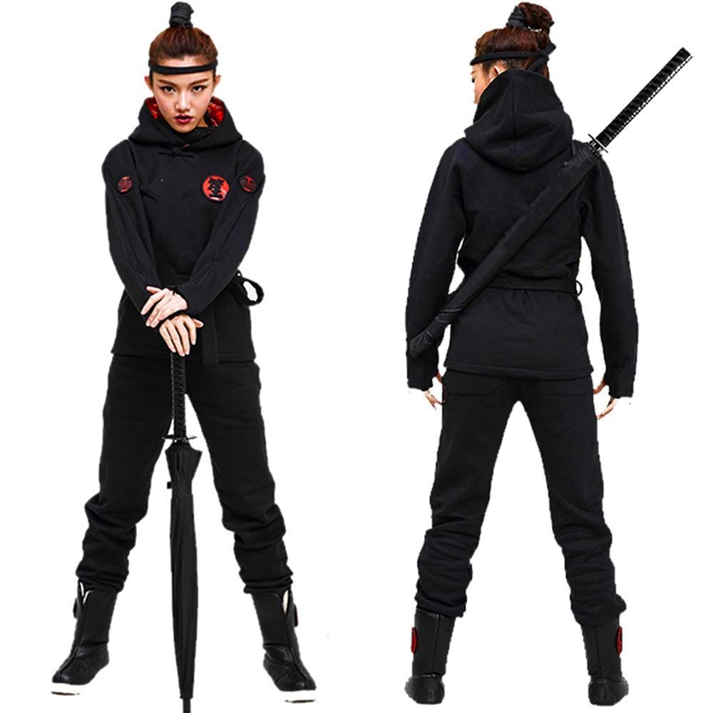 Neutral Samurai Umbrella， Japanese Umbrella Samurai Umbrella， Creative Strong Windproof Semi-Automatic Umbrella ，Decoration Cool Birthday Gift， Anime Same Umbrella (16 bone)