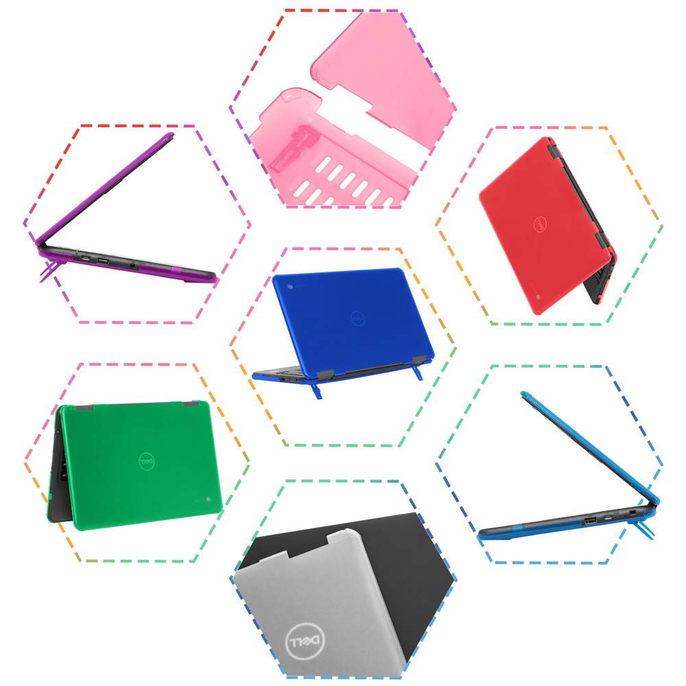 mCover Case Compatible for 2019~2022 11.6" Dell Chromebook 3100/3110 Education Clamshell (180 ° Hinge) Laptop ONLY (NOT Fitting Any Other Dell Models) - Blue