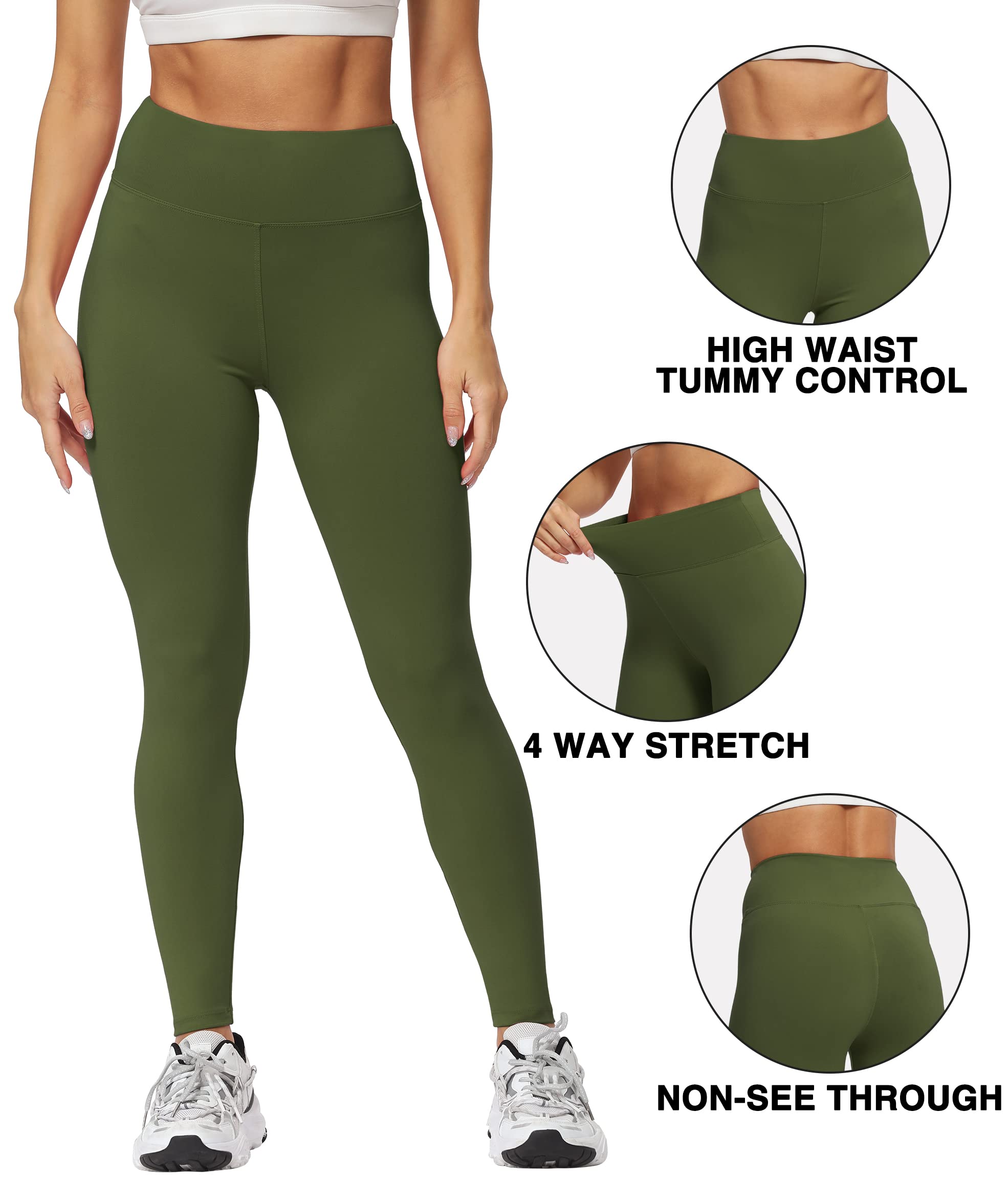 Natural Feelings Buttercloud High Waisted Leggings for Women Ultra Soft Stretch Slim Yoga Leggings