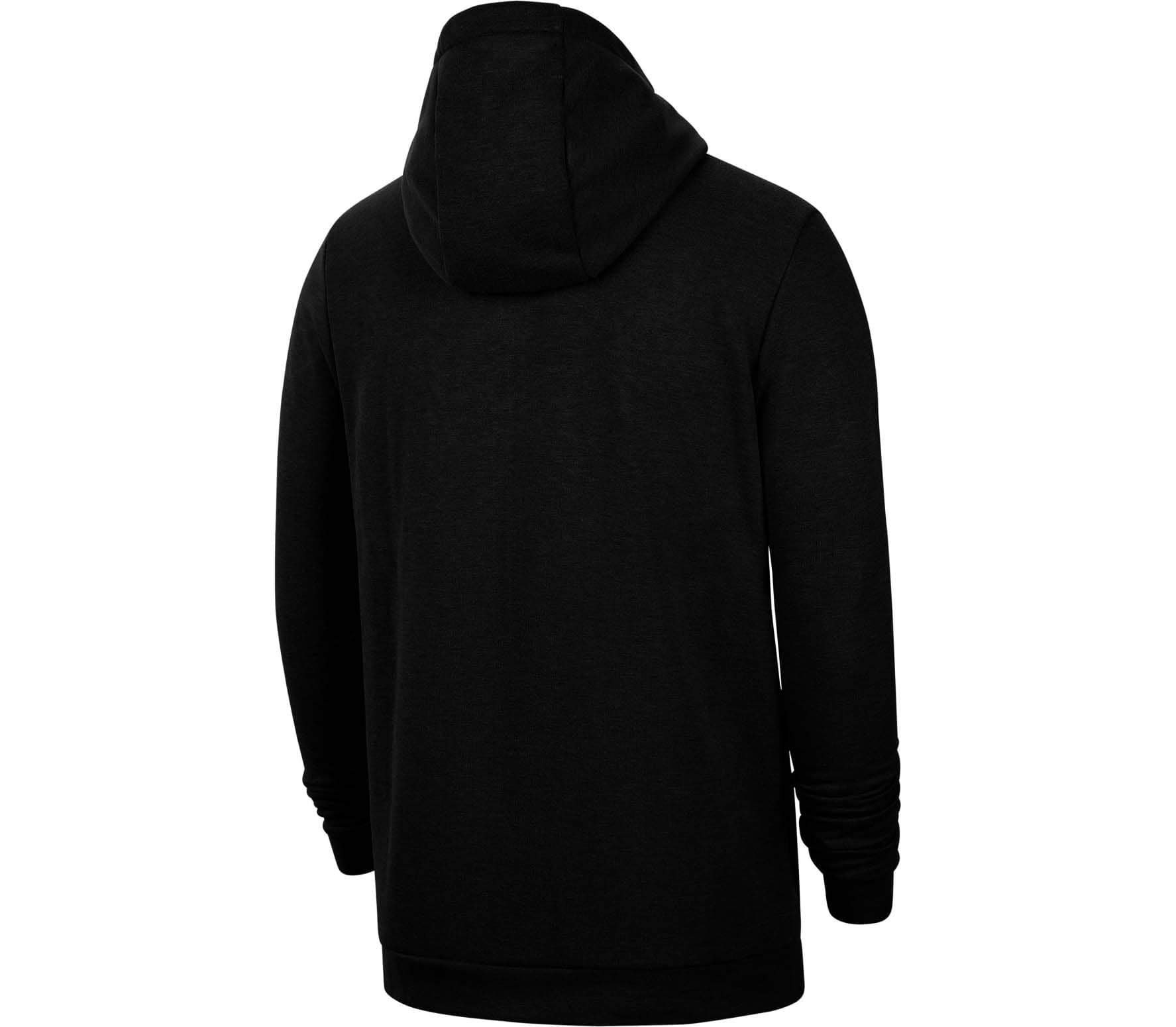 Nike Dry Hoodie Full Zip Fleece Black/White MD