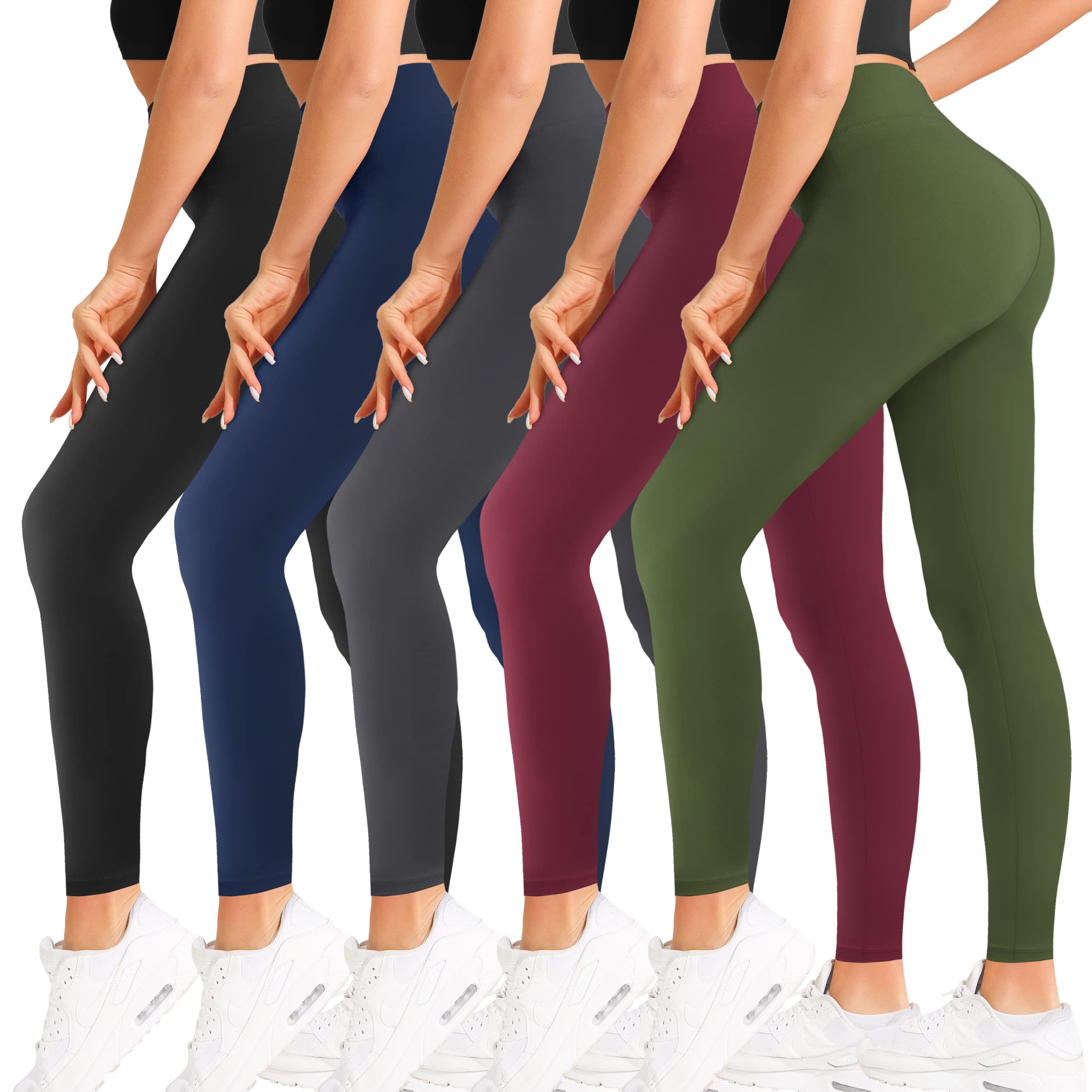 Natural Feelings Buttercloud High Waisted Leggings for Women Ultra Soft Stretch Slim Yoga Leggings