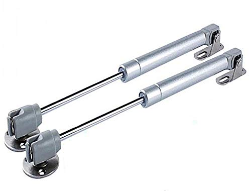2Pcs 40N/8.8lb Gas Strut Lift Support Cabinet Door Lift Pneumatic Support(Silver)