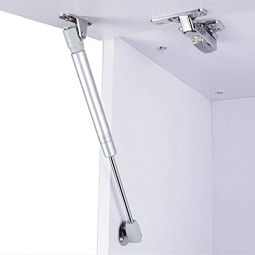 2Pcs 40N/8.8lb Gas Strut Lift Support Cabinet Door Lift Pneumatic Support(Silver)