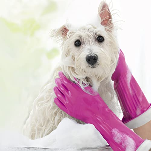 Playtex Living Reuseable Rubber Cleaning Gloves, Medium (Pack - 4)