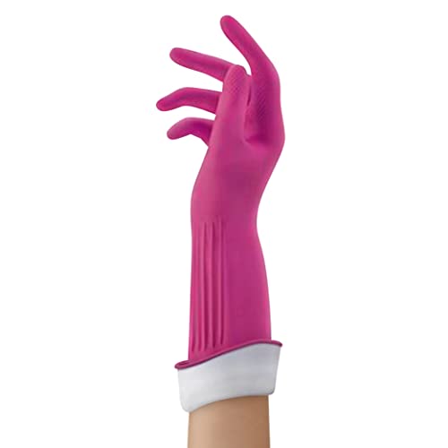 Playtex Living Reuseable Rubber Cleaning Gloves, Medium (Pack - 4)