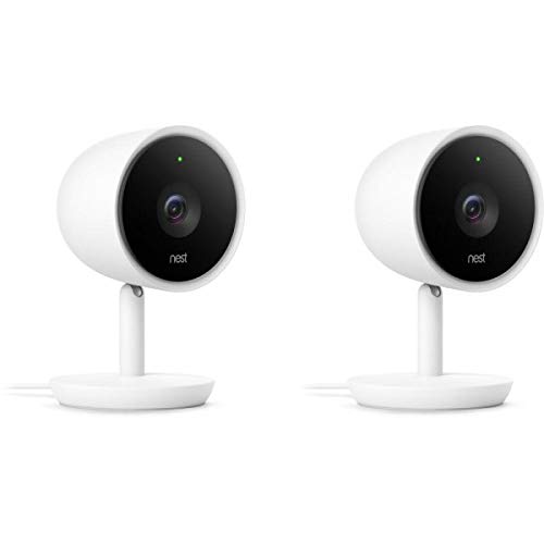 Nest NC3200US Google IQ Indoor Wireless Security 2mp Camera, 2-Pack