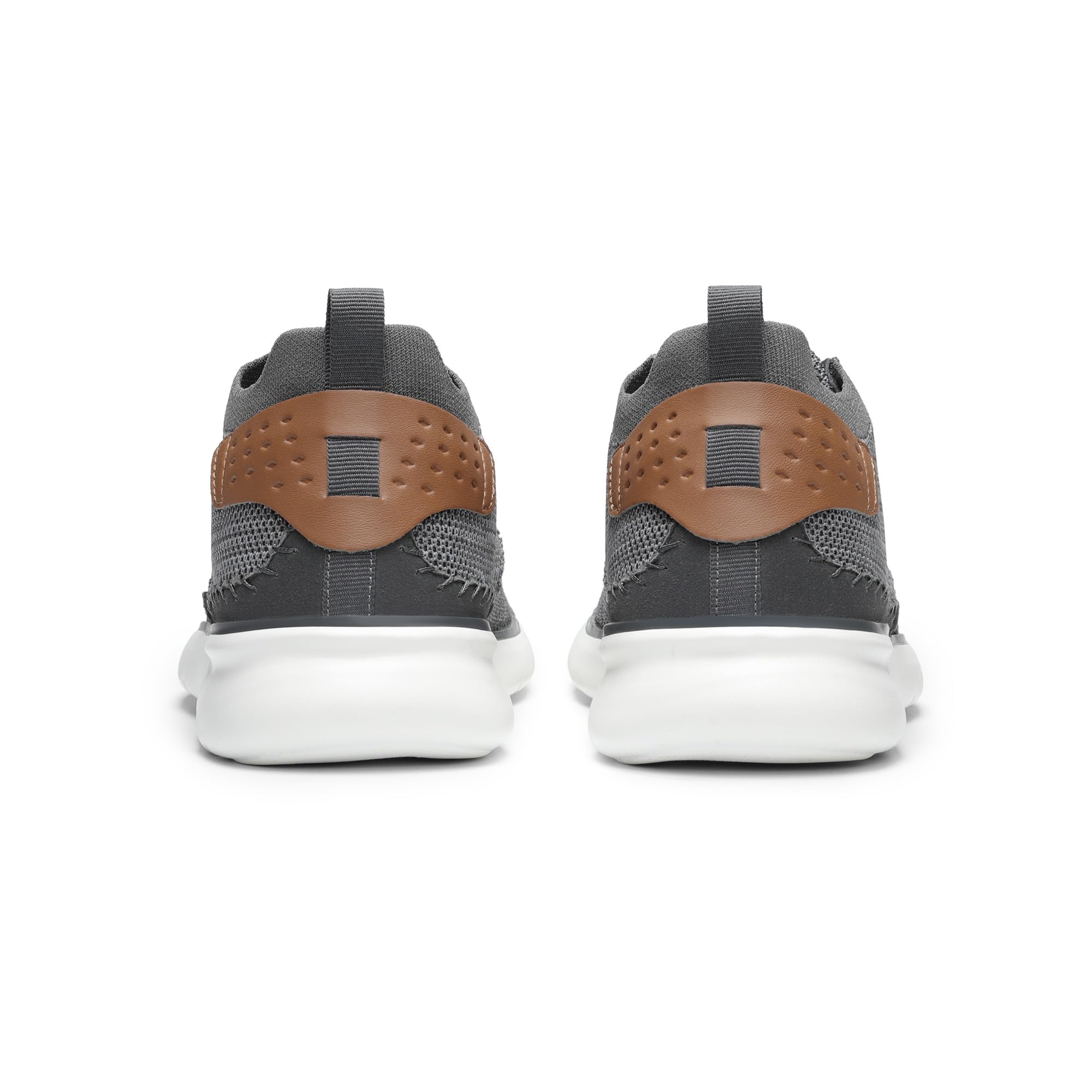 Bruno Marc Mens Mesh Fabric Fashion Sneakers Casual Oxfords Lightweight Breathable Versatile Walking Shoes, Dark/Grey - 9 (Zero-01)