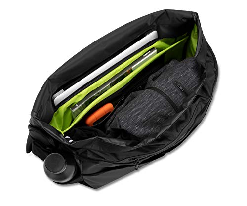 TIMBUK2 Especial Stash Messenger Bag, Jet Black, Large