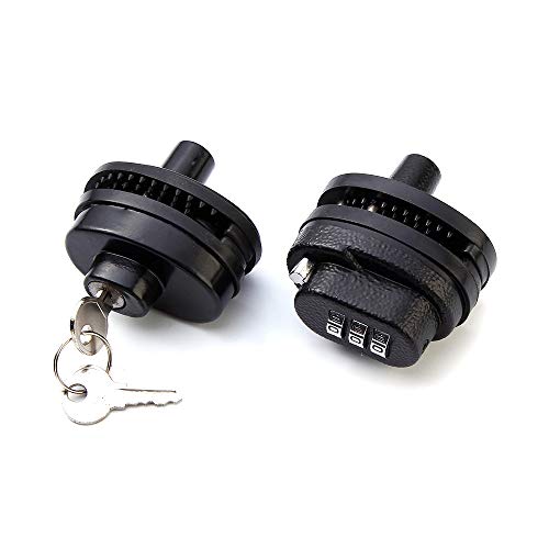 GUGULUZA 3 Digit Combination Trigger Lock 4 Pack,Keyed Gun Lock Fits Pistols,Rifles,Shotguns (Combination Locks - 4 Pack)