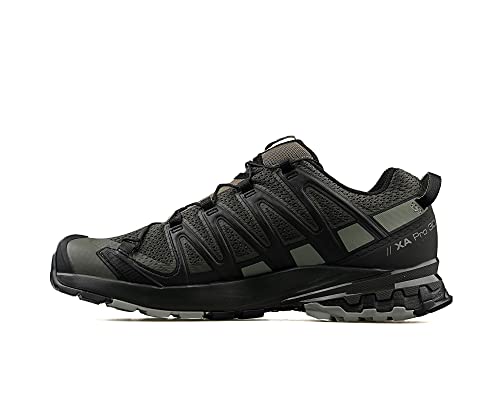 Salomon Men's XA PRO 3D V8 Trail Running Shoes for Men, Grape Leaf/Peat/Shadow, 11