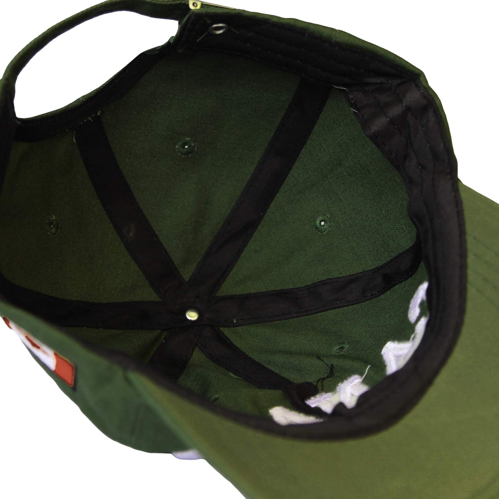 WITHMOONS Cotton Baseball Cap Canada Maple Leaf Flag Embroidery Dad Hat Adult Unisex LX1382 (Green)