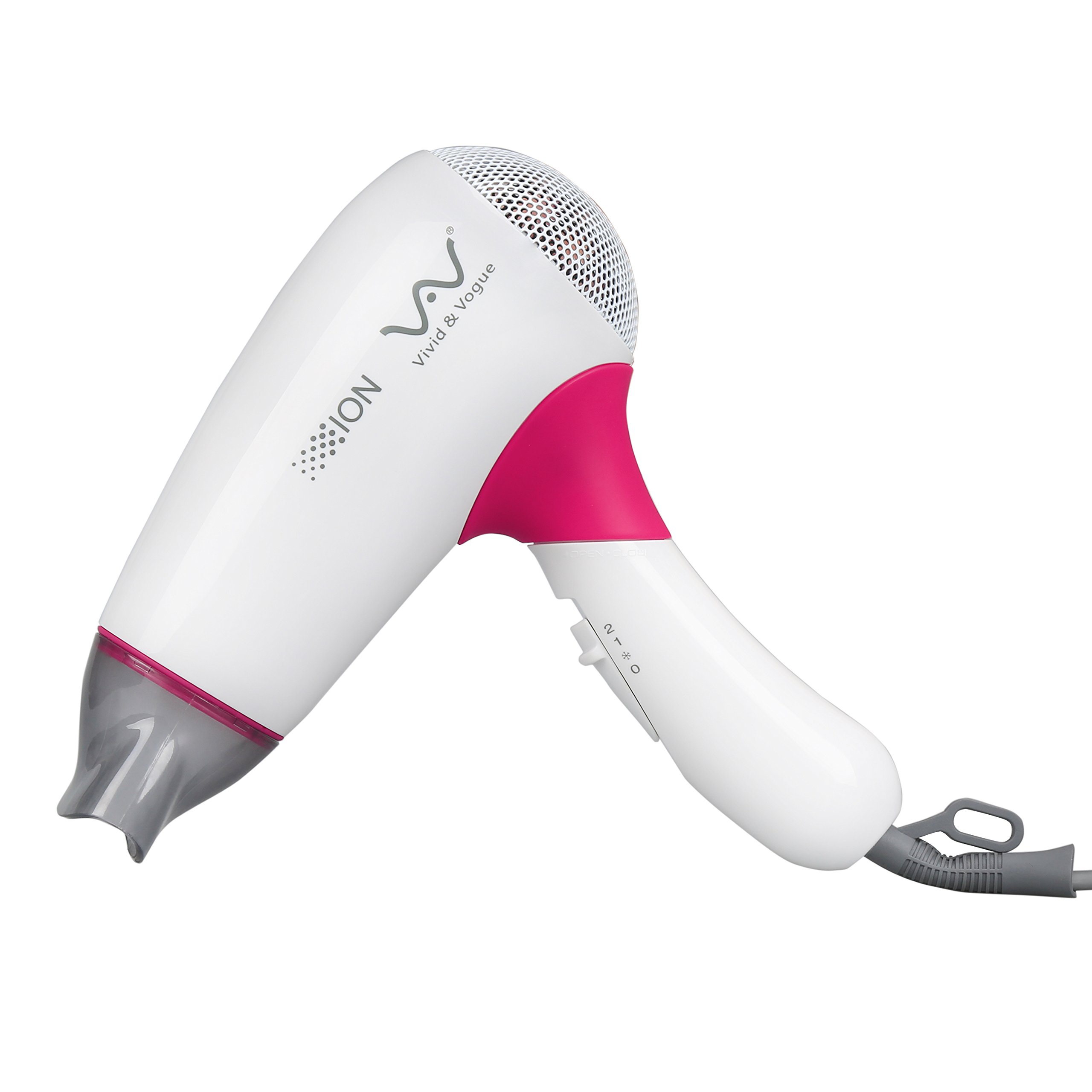 VAV 1200W Travel Hair Dryer Professional Ceramic Mini Blow Dryer for Kids with Cool Shot Button,Folding Handle