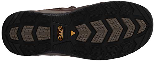 KEEN Utility Men's Atlanta Cool 2 Low Soft Toe ESD Non Slip Work Shoe, Cascade Brown/Forest Night, 12 Medium US