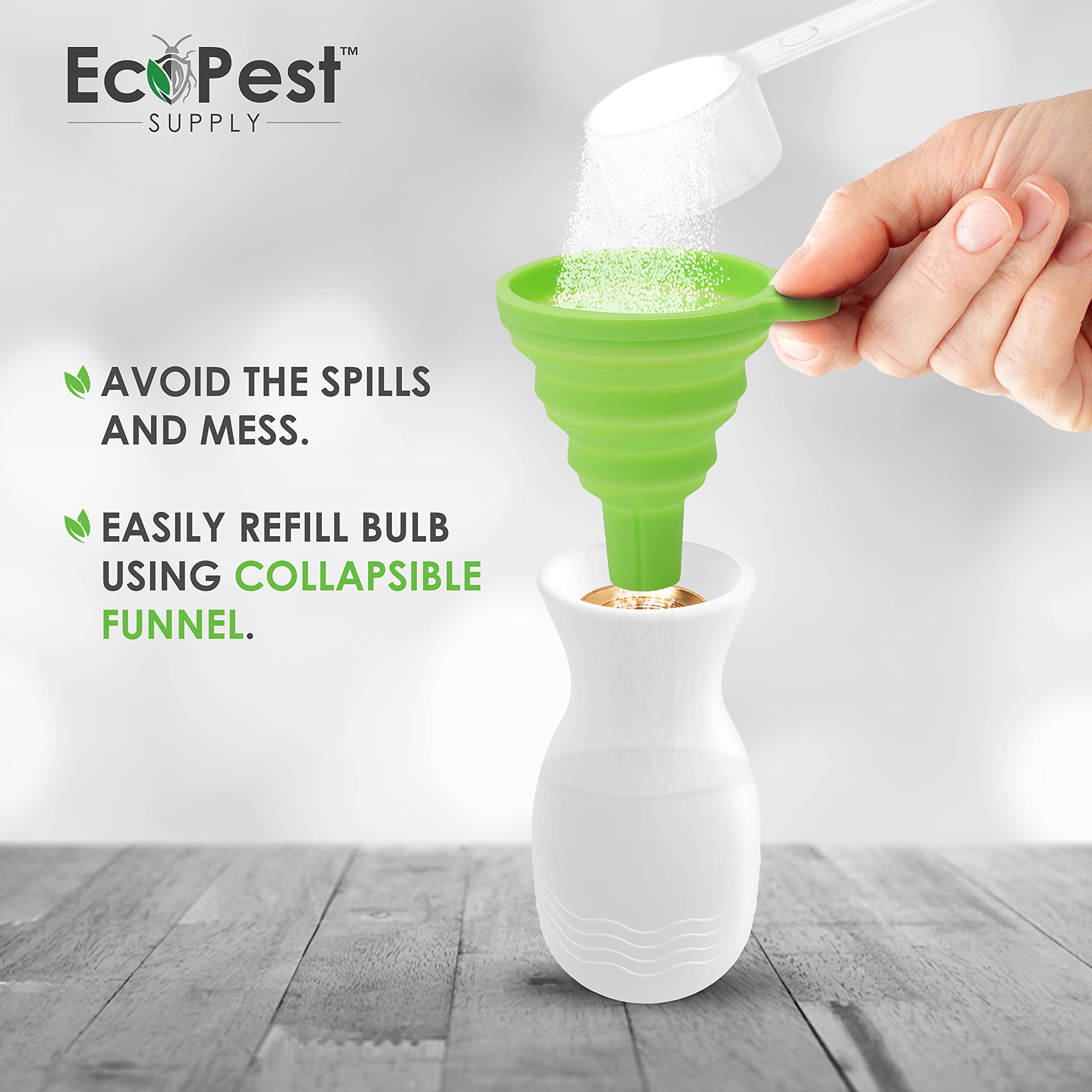 Powder Duster | Large Bulb Duster, Sprayer, and Applicator for Powder and Dust | Perfect for Organic Gardening and Pest Control Treatment for Bed Bugs, Roaches, Ants, Fleas, Ticks, and More