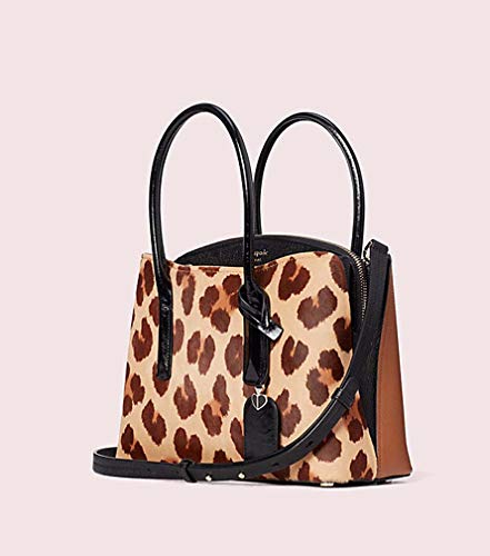 Kate Spade New York Margaux Haircalf Medium Satchel $358 (Natural Multi)