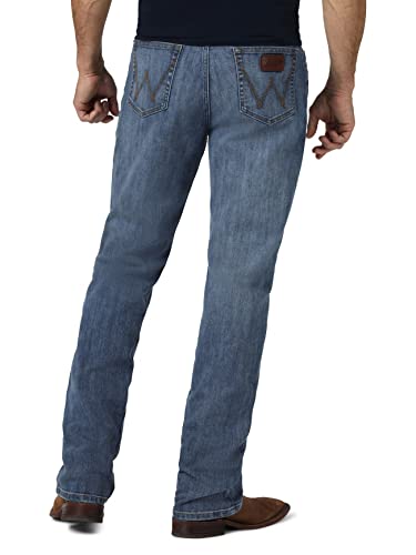 Wrangler Men's 20X Competition Active Flex Slim Fit Jean, Overcast, 35W x 32L
