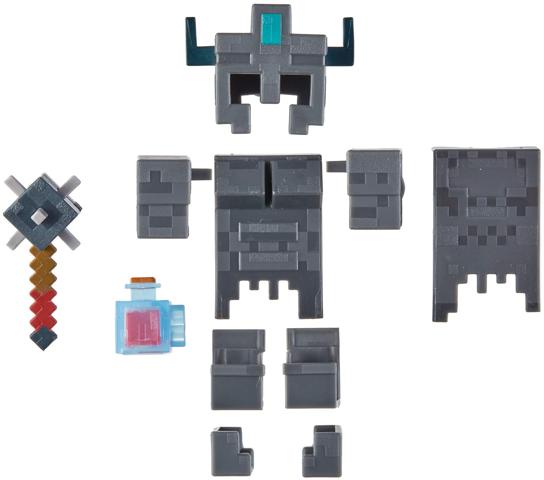 Mattel Minecraft Dungeons Battle Chest with Accessories, Action and Adventure Toy Based on Video Game, for Storytelling Play and Display, Gift for Kids Age 6 and Older