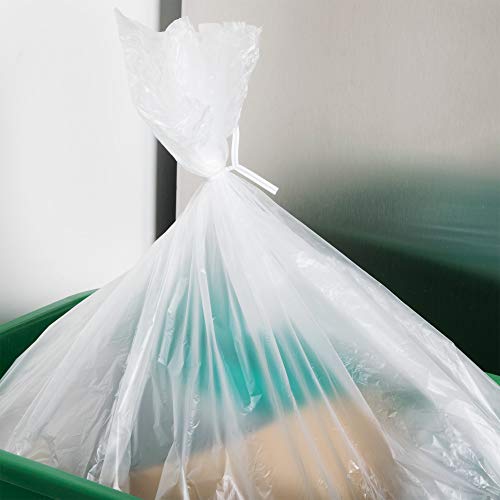 Oasis Supply, 2000 Piece 4" Laminated Paper Twist Ties, BULK with Dispenser Box (WHITE)
